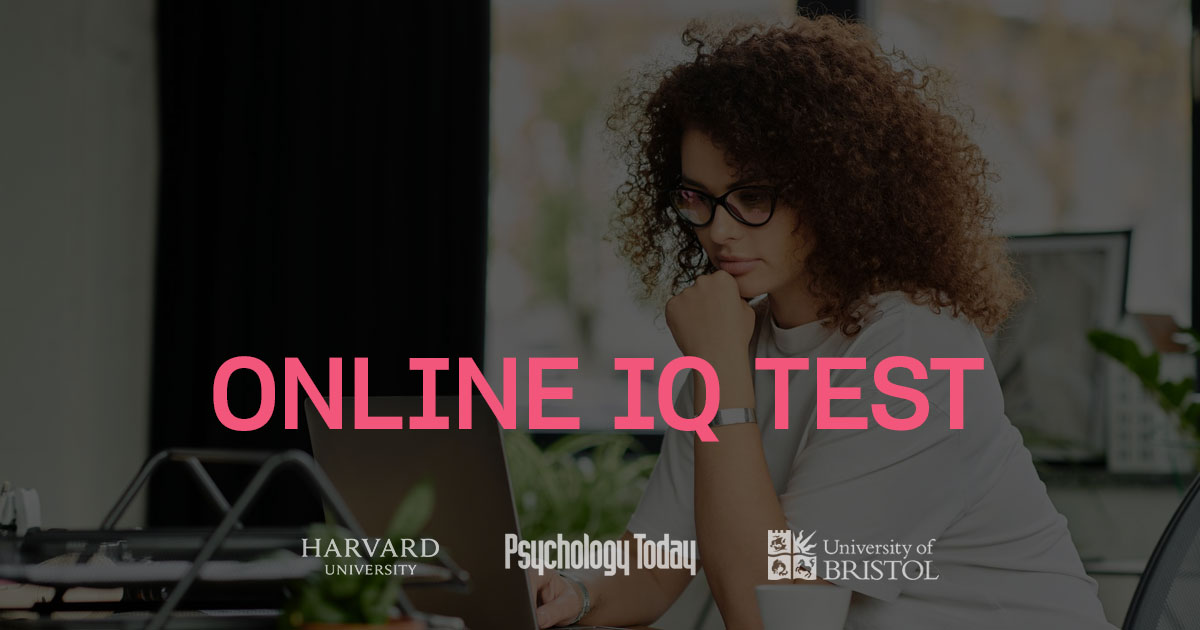 Online IQ Test - Online Intelligence Test - Official IQ Test